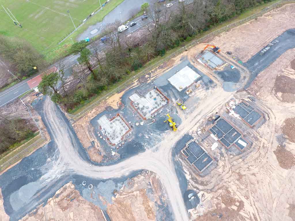 Construction at High Trees, Donaghadee – Kevin Cartin Architects